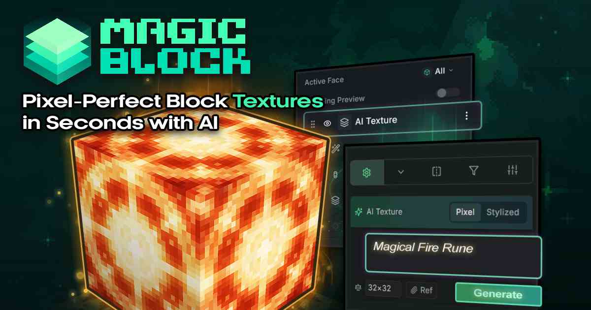 Magic Block - Game-Ready Block Textures in Seconds with AI